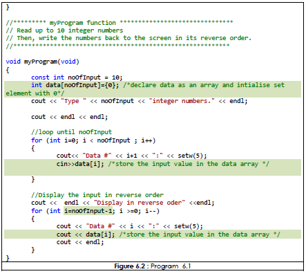 Solved Practice 02: Working with array of character (10 | Chegg.com