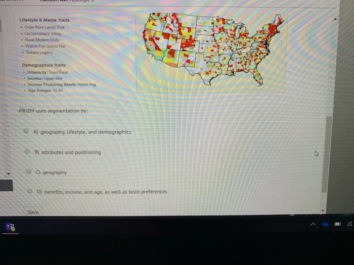 Solved PRIZM (mybestsegments.com), is a system of | Chegg.com