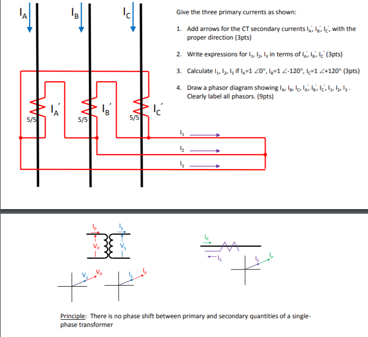 Solved Give the three primary currents as shown: 1. Add | Chegg.com