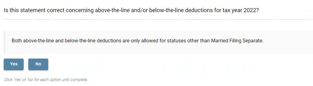 Solved Is this statement correct concerning above-the-line | Chegg.com
