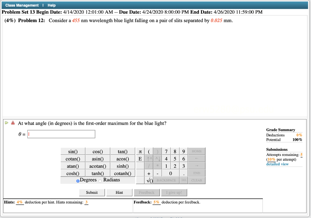 Solved Class Management | Help Problem Set 13 Begin Date: | Chegg.com