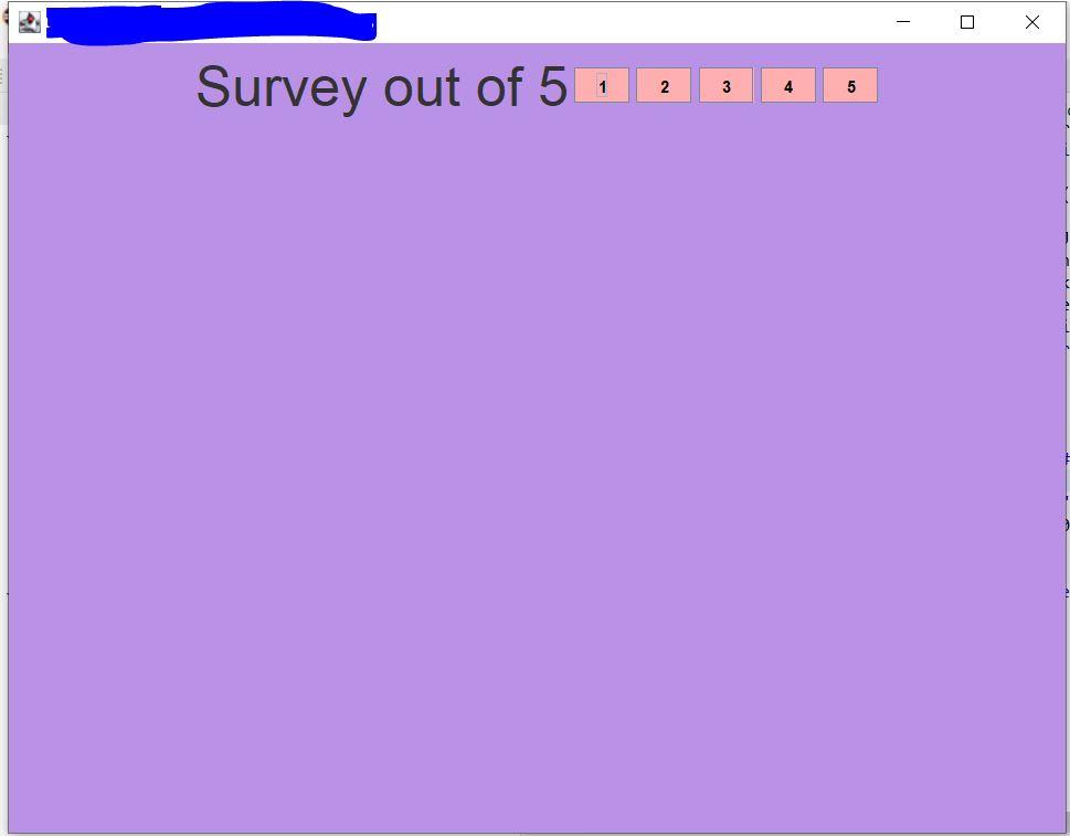 Solved Java Programming Gui Swing Create A Survey 9657