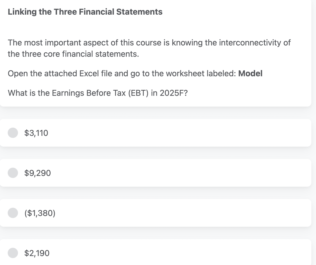 Linking the Three Financial StatementsThe most | Chegg.com