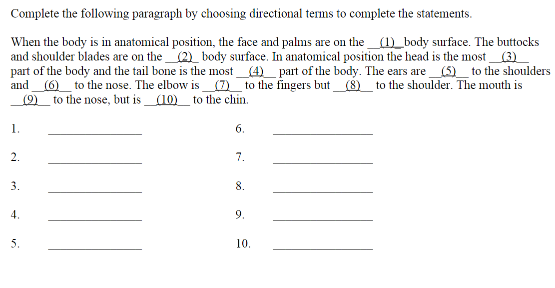 Solved Complete the following paragraph by choosing | Chegg.com