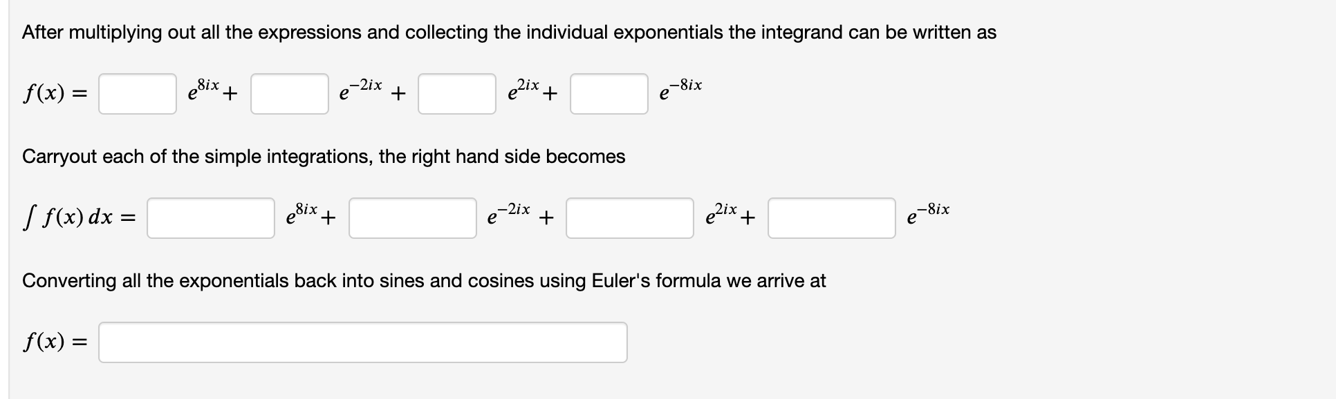 Solved (1 point) In this exercise we show how to use Euler's | Chegg.com