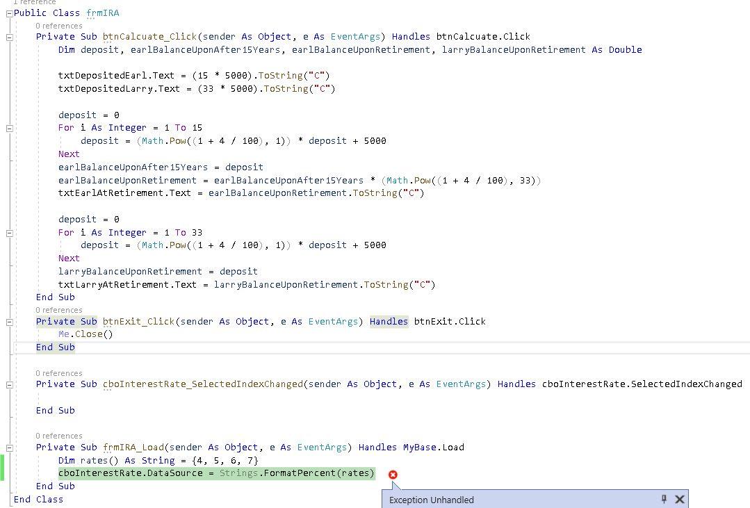 I defined a DropDown list in visual basic. I want use | Chegg.com