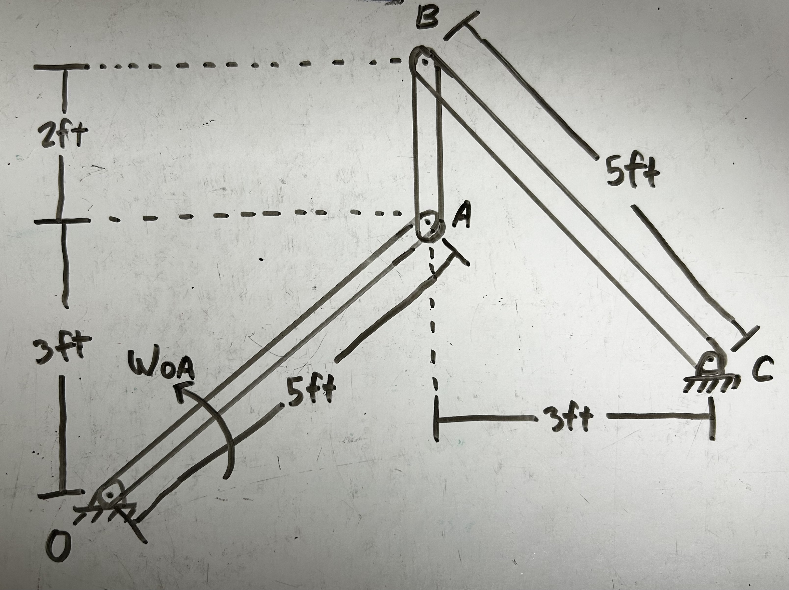 Solved Link O4 is rotating counter-clockwise at 9 radians | Chegg.com