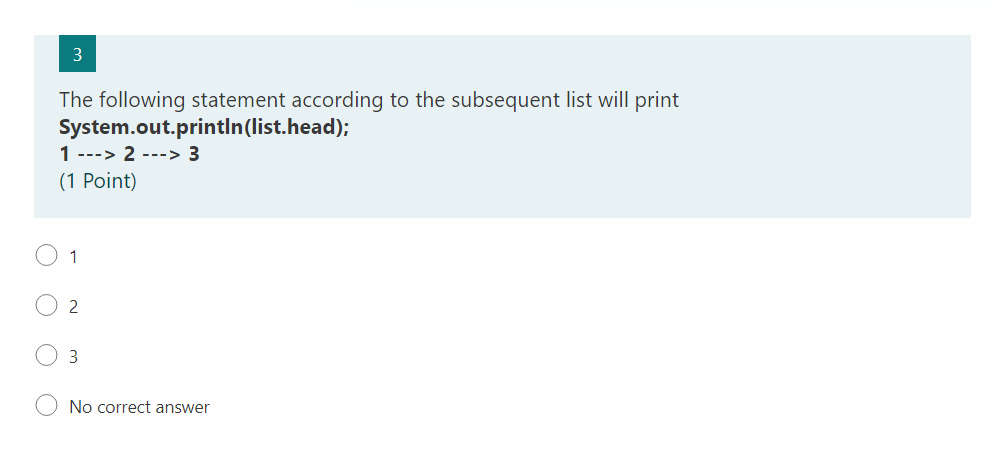 Solved 3 The following statement according to the subsequent | Chegg.com