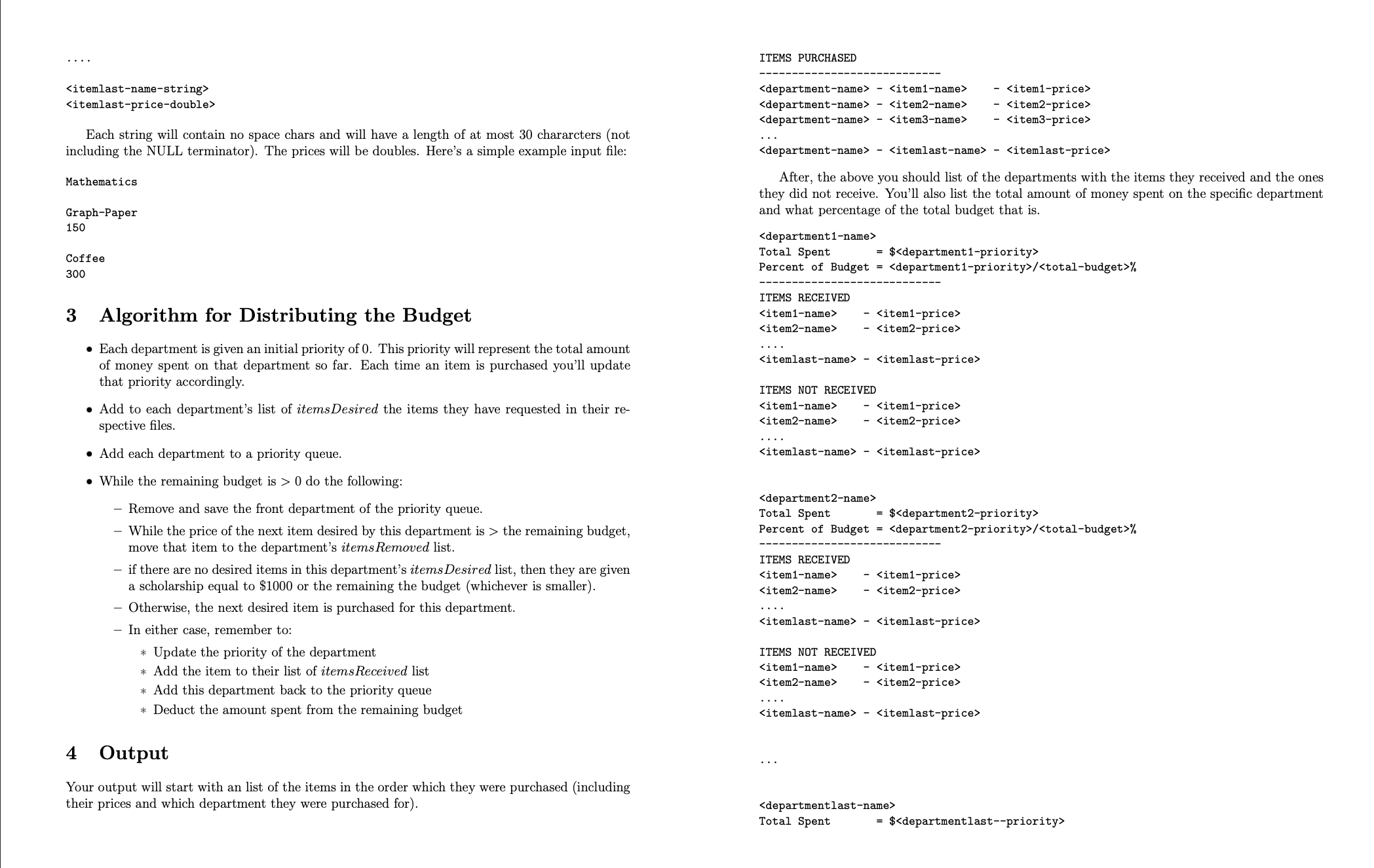 Solved ⋯ Each string will contain no space chars and will | Chegg.com