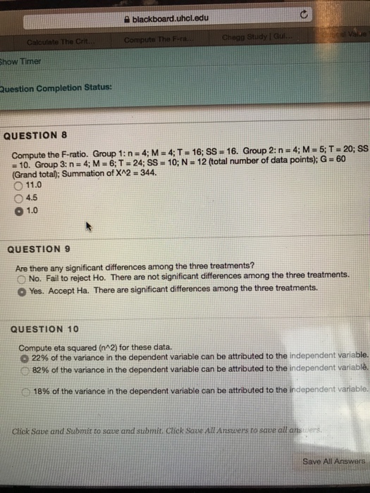 Solved The Ch The Crit how Timer Question Completion Status: | Chegg.com