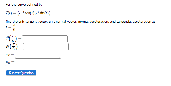 Solved For the curve defined | Chegg.com