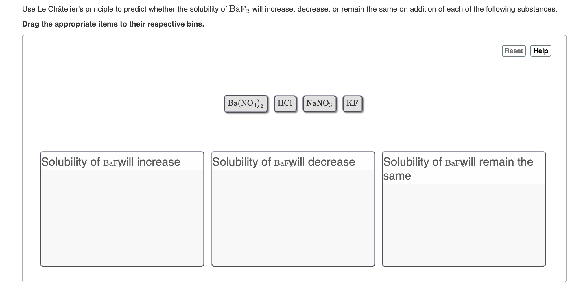 Solved Use Le Châtelier's principle to predict whether the | Chegg.com