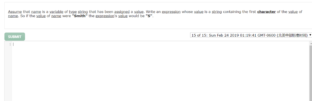 Solved Assume That Name Is A Variable Of Type String That 9772