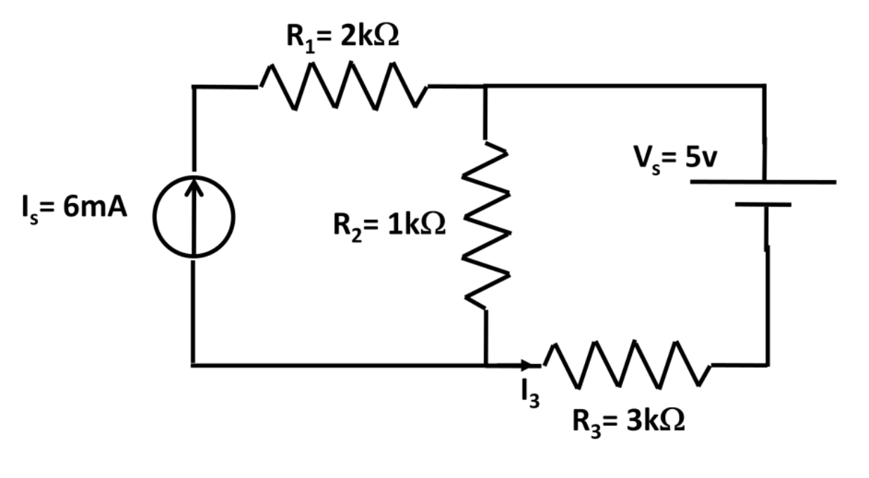 Solved In the circuit shown below, use Kirchhoff’s rule, | Chegg.com