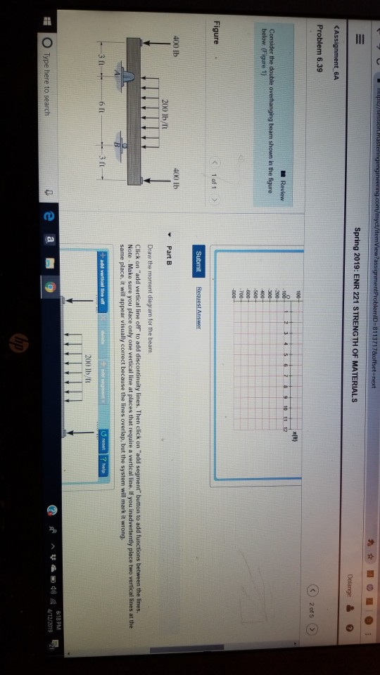 Solved ID-81137178 Spring 2019: ENR 221 STRENGTH OF | Chegg.com