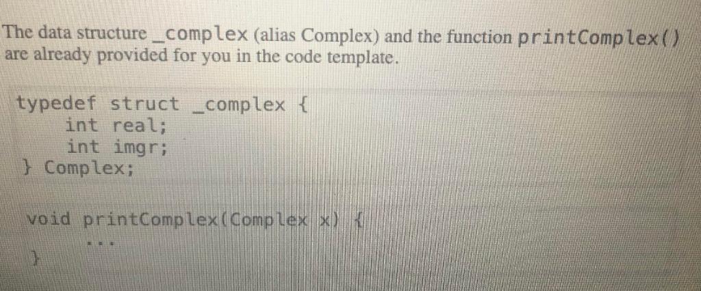 Solved Lab-9 Ex5 - Complex Number Im z=a+bi b a Re You have | Chegg.com