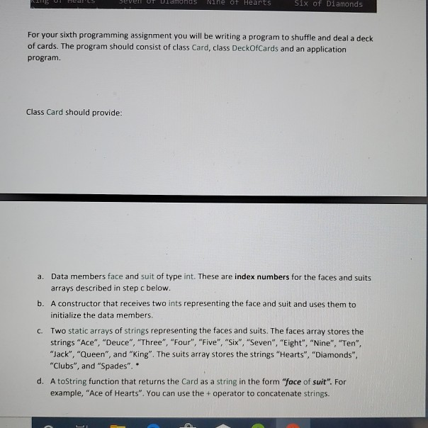 Solved Your solution should for this assignment should | Chegg.com