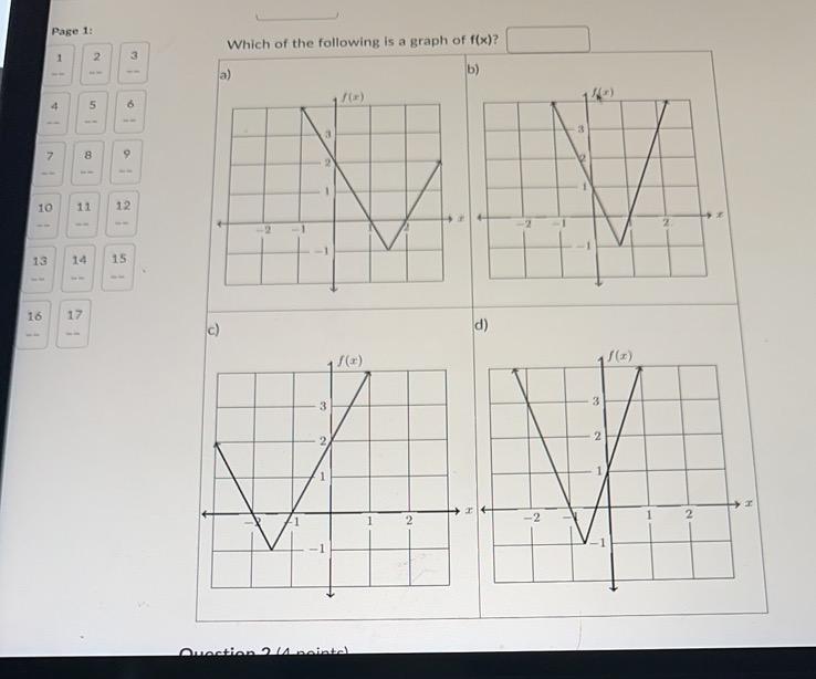 Solved Fill in the table below for the absolute value | Chegg.com