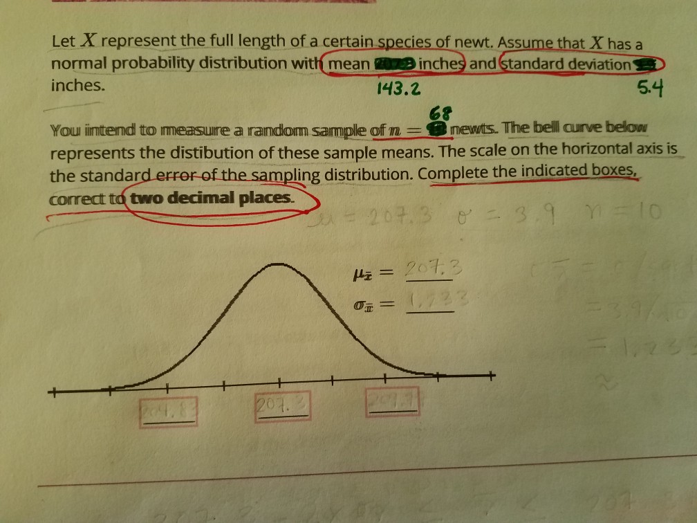 Solved Let X represent the full length of a certain species | Chegg.com