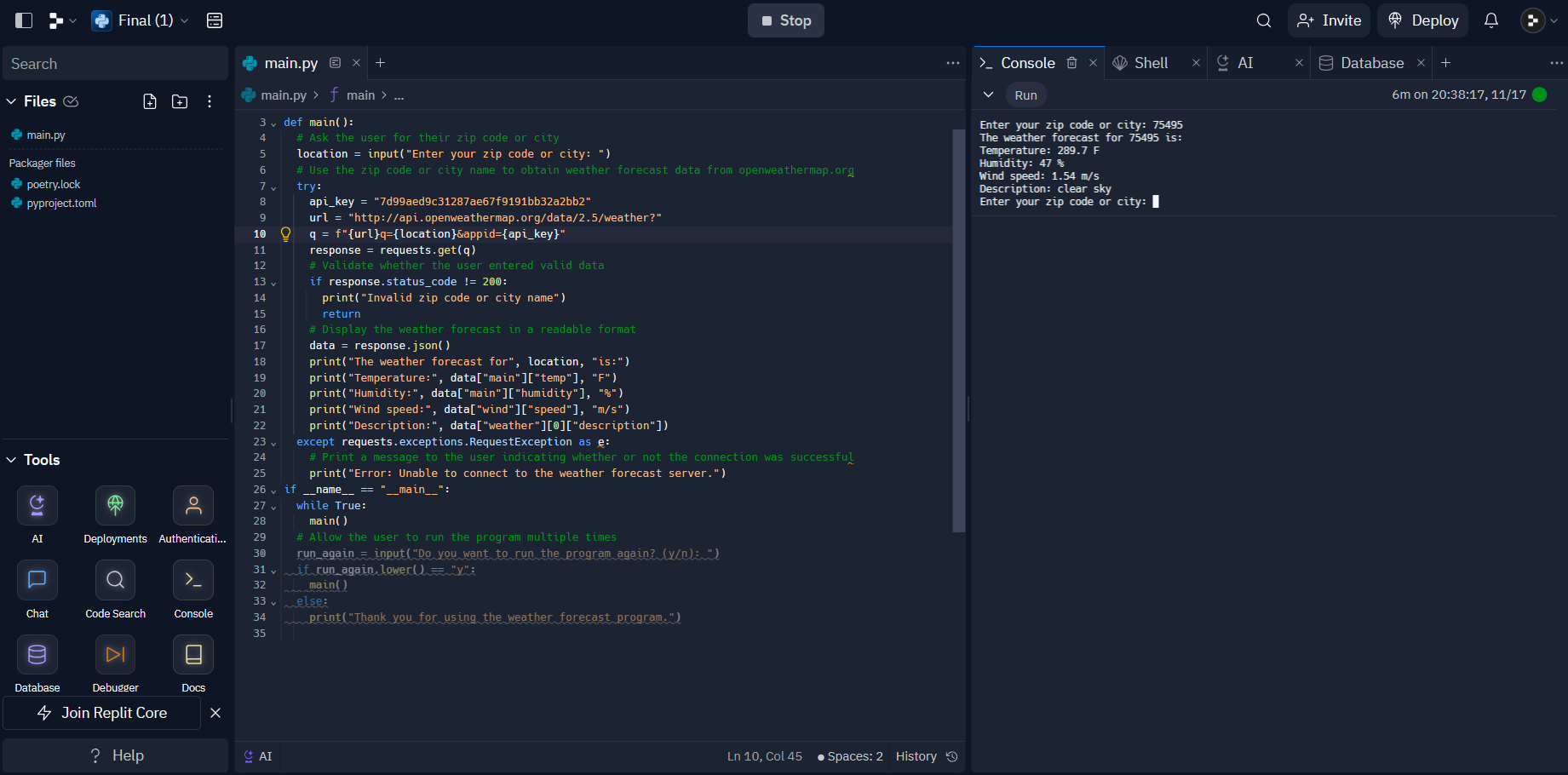 Solved Can you tell me where I went wrong with fahrenheit? | Chegg.com