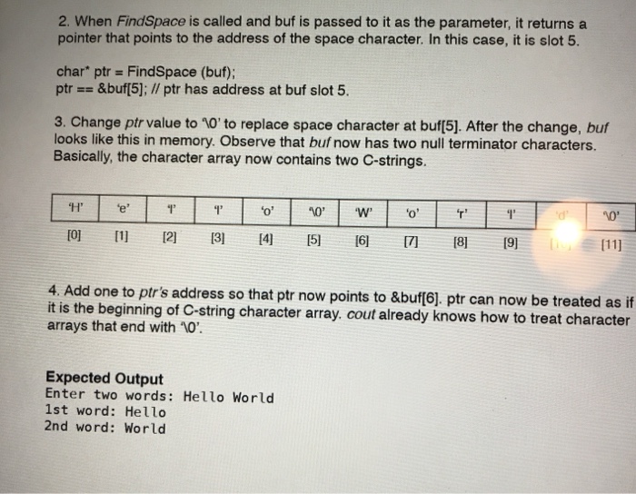 Solved Homework 12-Splitting Strings The goal of this | Chegg.com