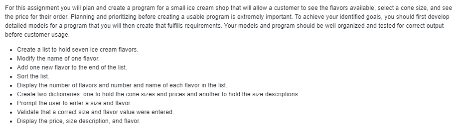 Solved For this assignment you will plan and create a | Chegg.com