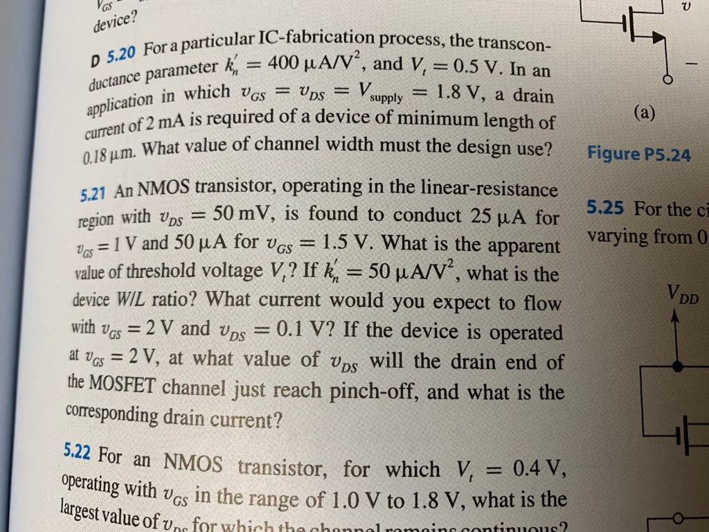 Solved Vas device? 5.20 For a particular IC-fabrication pr | Chegg.com