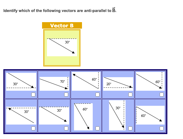 Solved Identify which of the following vectors are | Chegg.com