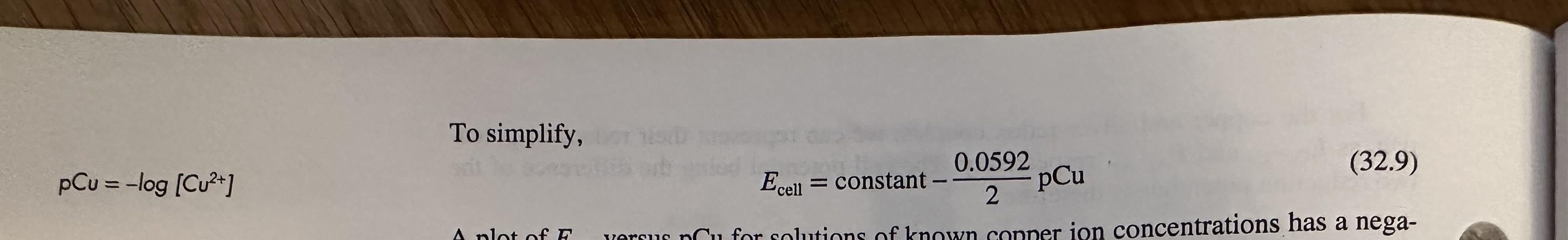 Solved C. The Nernst Equation and an Unknown Concentration | Chegg.com