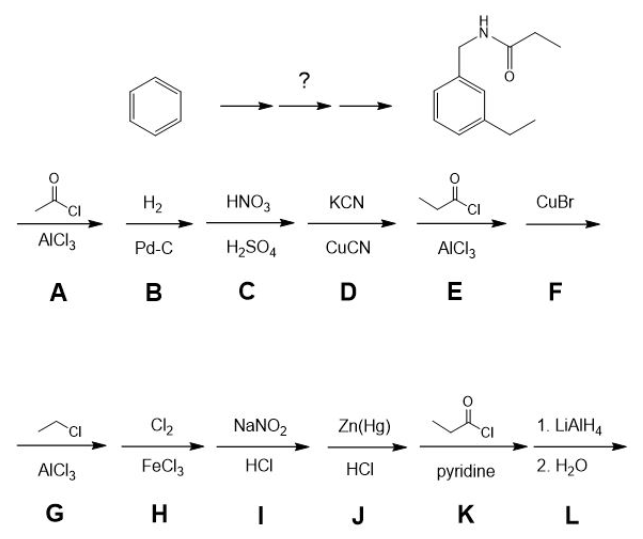Solved Complete the following synthesis by selecting from | Chegg.com
