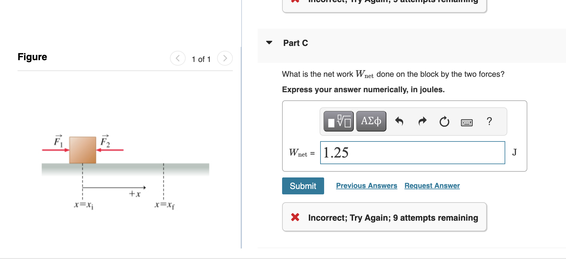 Solved Two forces, of magnitudes F1=80.0 N and F2=35.0 N, | Chegg.com