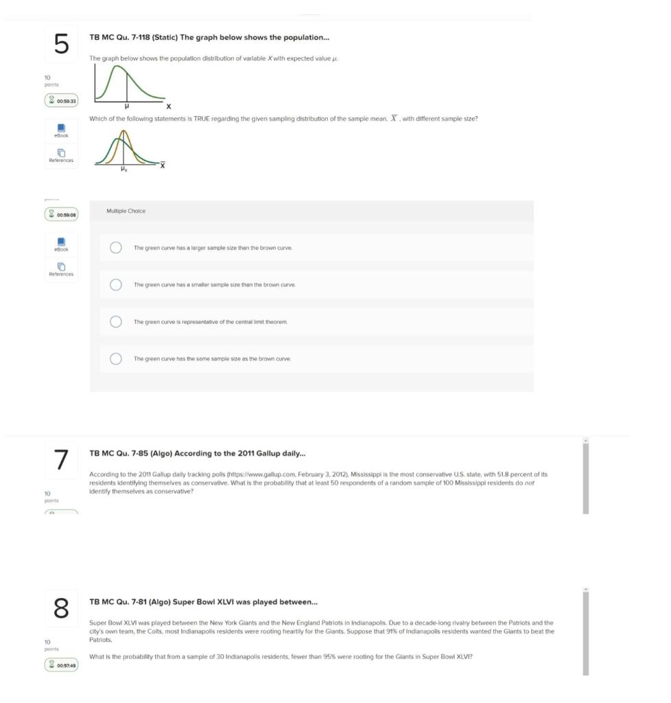 Solved 5 TB MC Qu. 7-118 (Static) The graph below shows the | Chegg.com