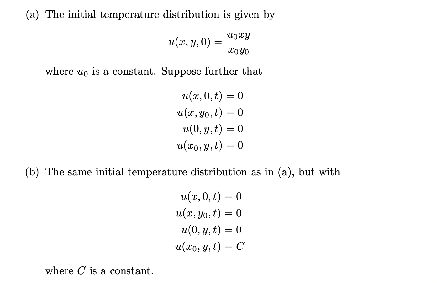 Solved 7. Solve the heat diffusion equation | Chegg.com