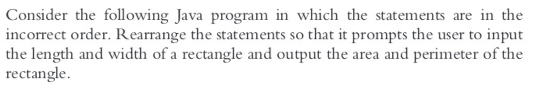 Solved Consider the following Java program in which the | Chegg.com