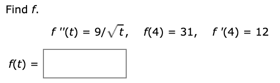 Solved Find f. f Solved Find f. f