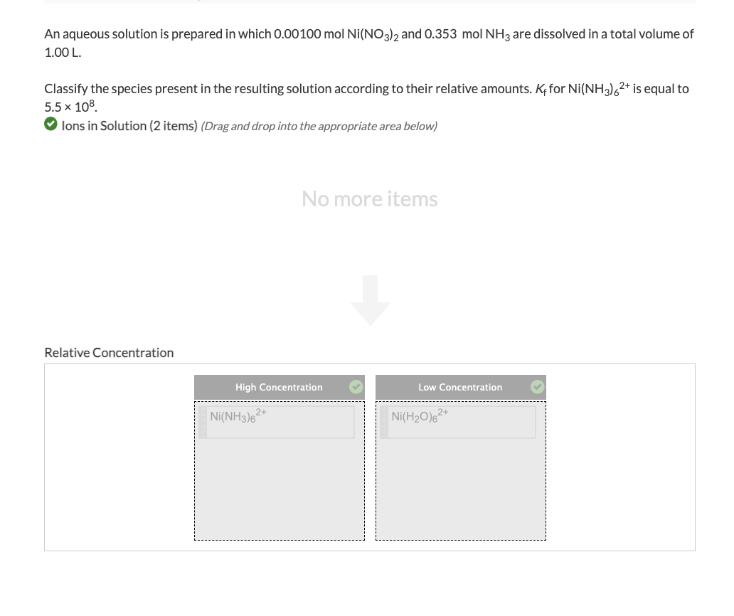 Solved Part 3 (1 point) Calculate the concentration of | Chegg.com