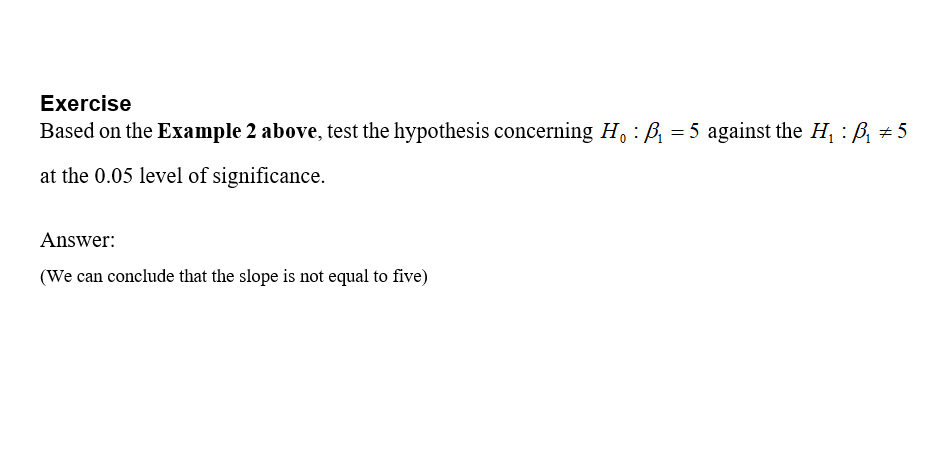 Solved Answer the exercise below, the question is based on | Chegg.com