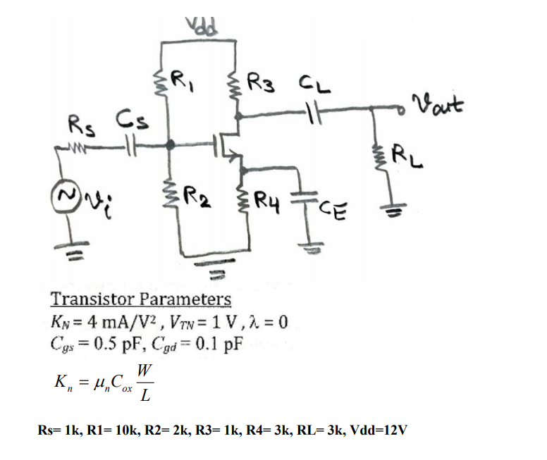 Solved For the circuit given below, a-) Calculate DC | Chegg.com
