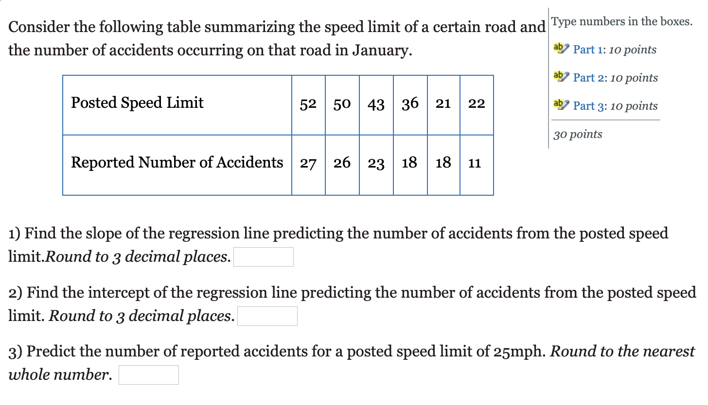 Solved Consider the following table summarizing the speed | Chegg.com
