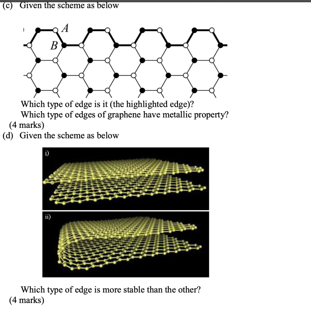Solved (c) Given the scheme as below Which type of edge is | Chegg.com