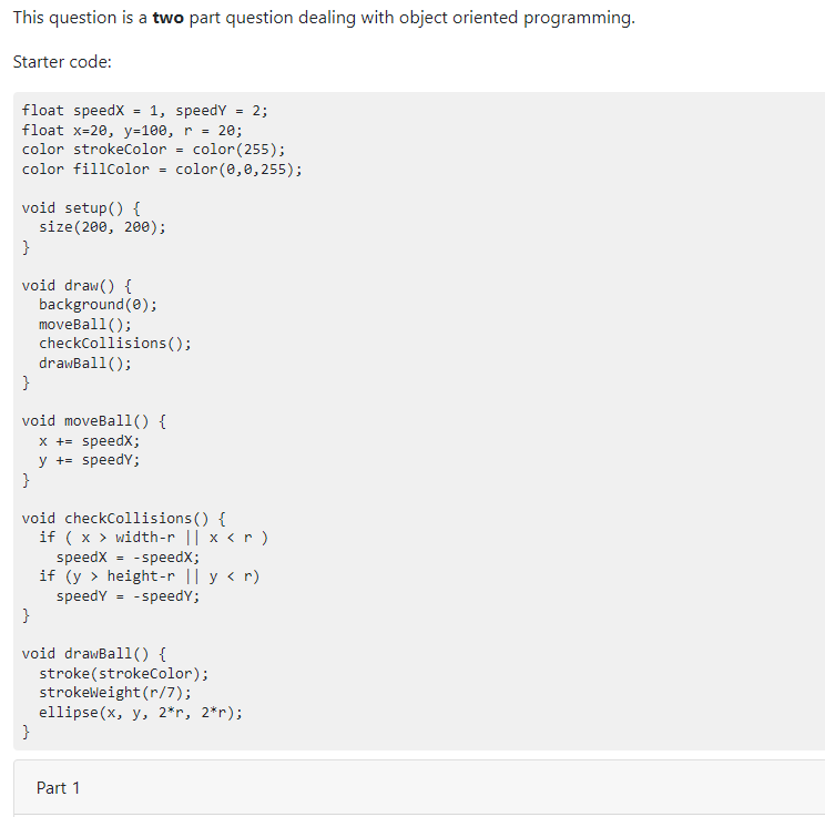 Solved Task 1: Convert this starter code into an | Chegg.com