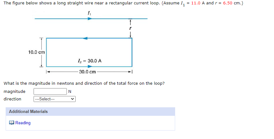 Solved The figure below shows a long straight wire near a | Chegg.com