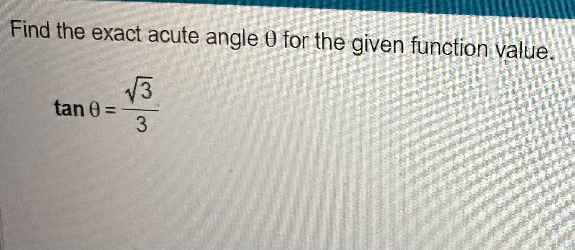 Solved For an angle of the following measure, state in which | Chegg.com