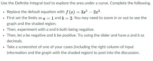 Solved First, review the Learn Desmos: Integrals video | Chegg.com