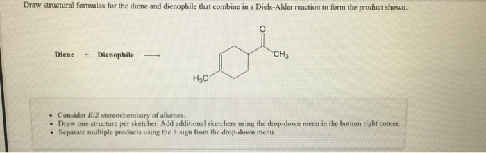 Solved Review Topics] Draw structural formulas for the diene | Chegg.com