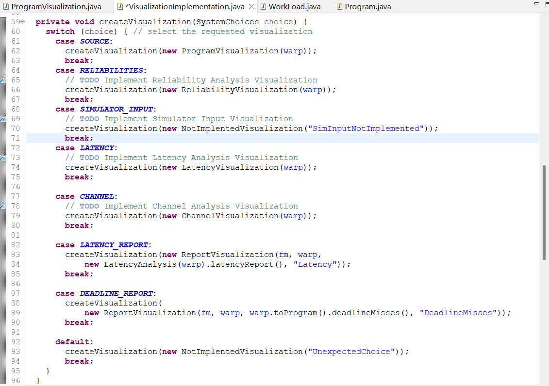 Solved Please describe what each of the following methods | Chegg.com
