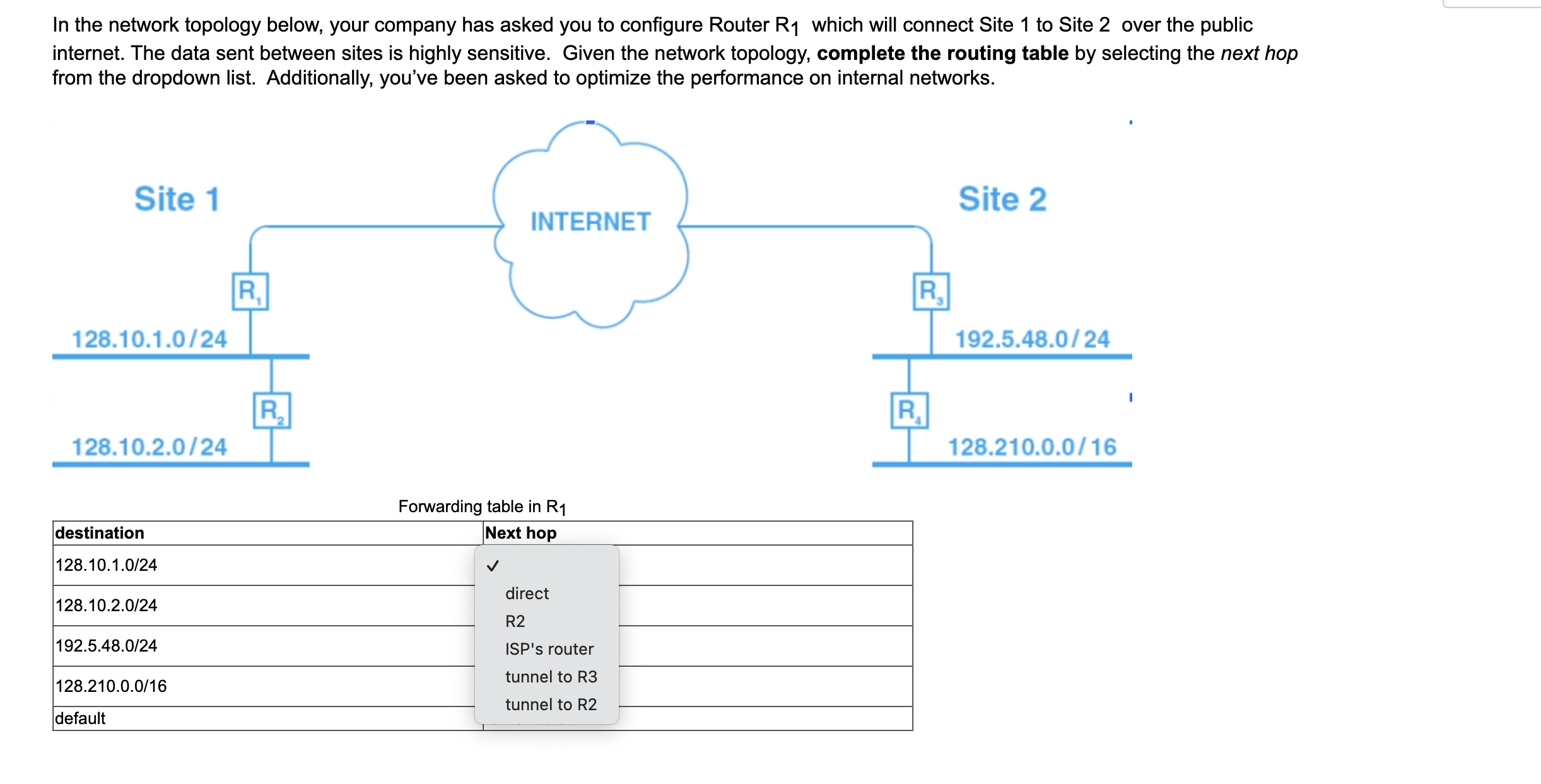 Solved In the network topology below, your company has asked | Chegg.com