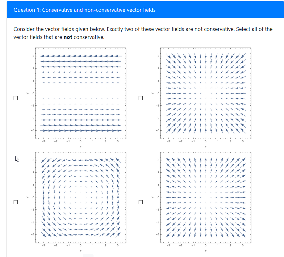 Solved Question 1: Conservative and non-conservative vector | Chegg.com Solved Question 1: Conservative and non-conservative vector | Chegg.com