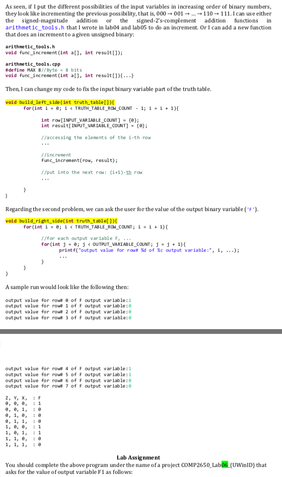 As seen, if I put the different possibilities of the | Chegg.com