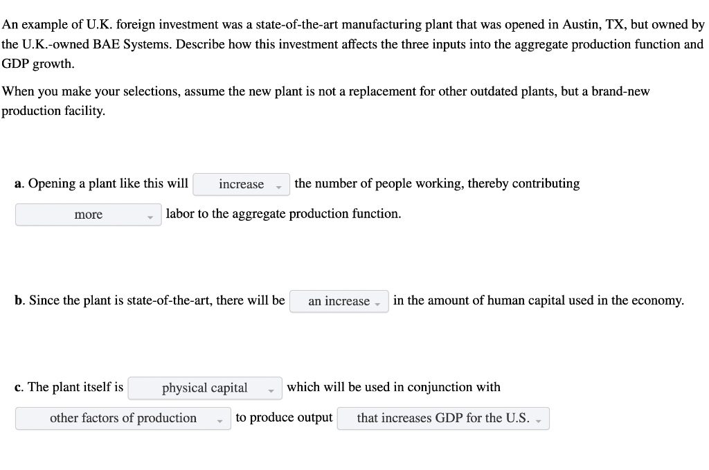 Solved A) First blank: increase, decrease, not | Chegg.com
